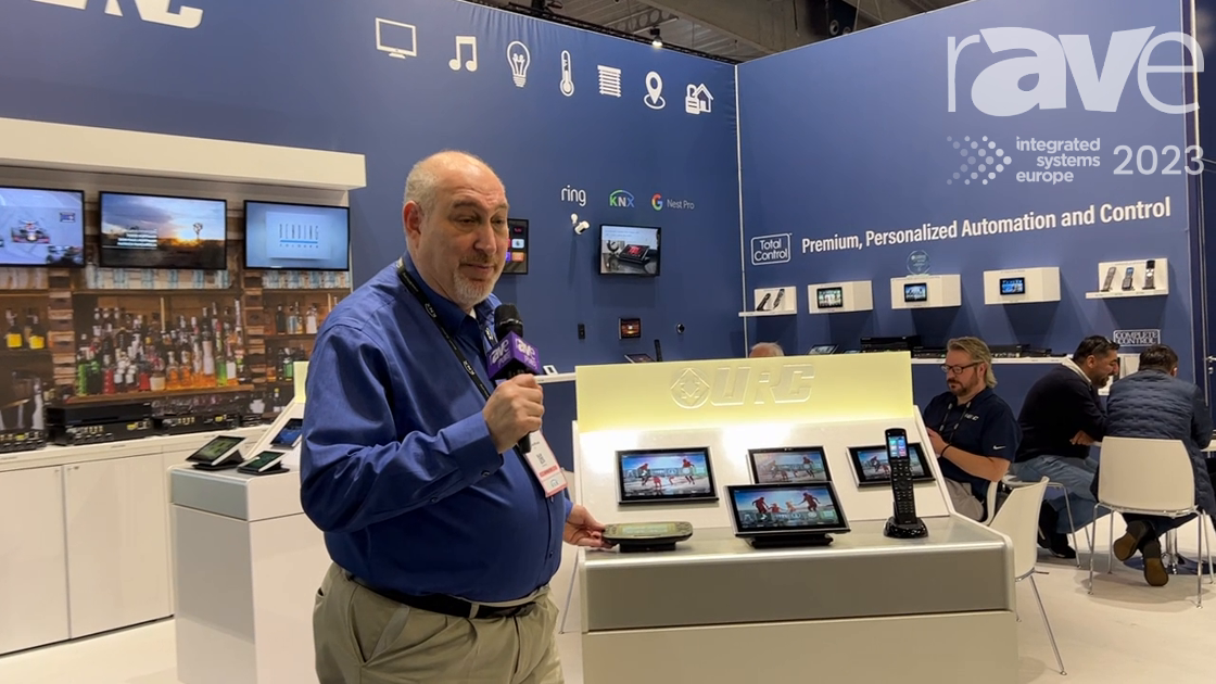 ISE 2023: URC Showcases TDC 5100 Handheld Tabletop Controller, Now With ...