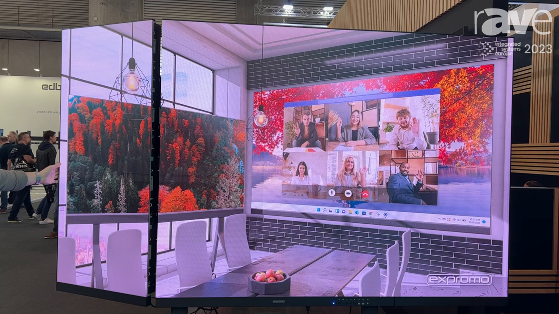 ISE 2023: Expromo Shows Off eXview Glide, a Portable dvLED Display That Folds Up – rAVe [PUBS]