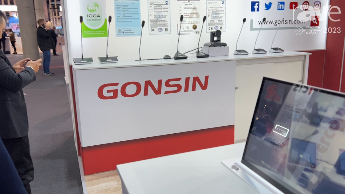 ISE 2023: Gonsin Paperless System With Motorized Monitor and Noise ...