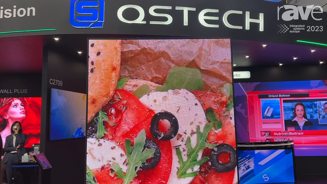 ISE 2023: QSTECH Exhibits dvLED Poster, Available in 1.9, 2.5mm Pixel Pitches – rAVe [PUBS]