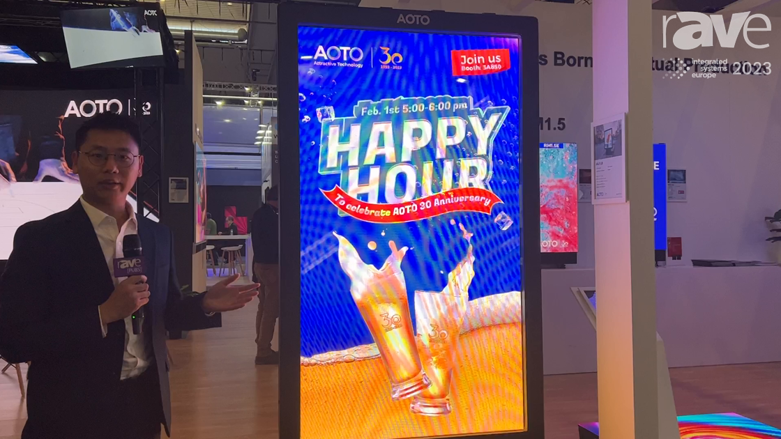 ISE 2023: AOTO Overviews Outdoor dvLED Screen Digital Signage Solutions ...