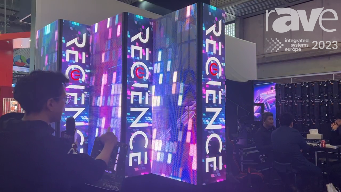 ISE 2023: Recience Shows RE Series Modular dvLED Displays in Combination with Transparent ...