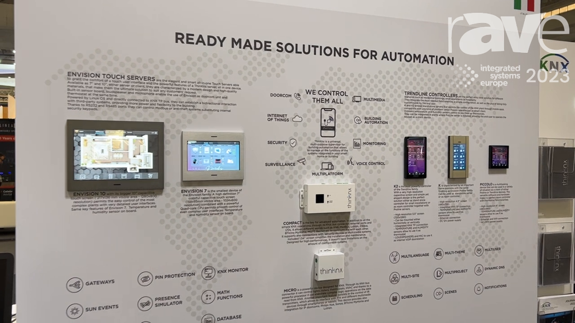 ISE 2023: ThinKnx Overviews Envision Touch Servers And Trendline ...