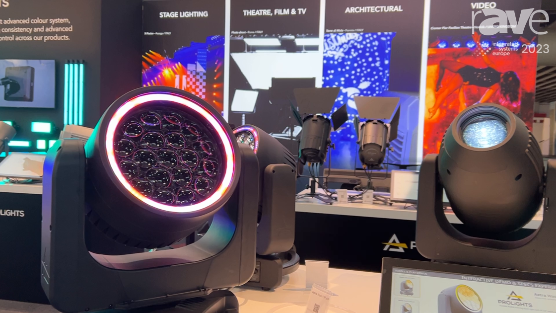 ISE 2023: PROLights Showcases Astra Range of Moving Wash Lights and LED ...