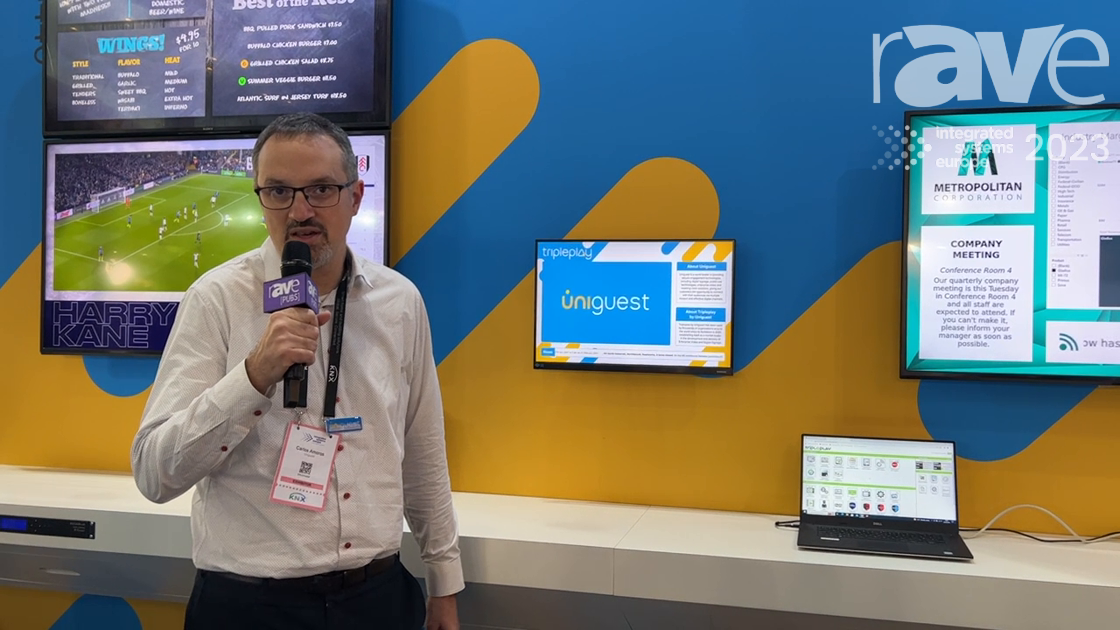 ISE 2023: Uniguest Presents Room Booking, Digital Signage and ...