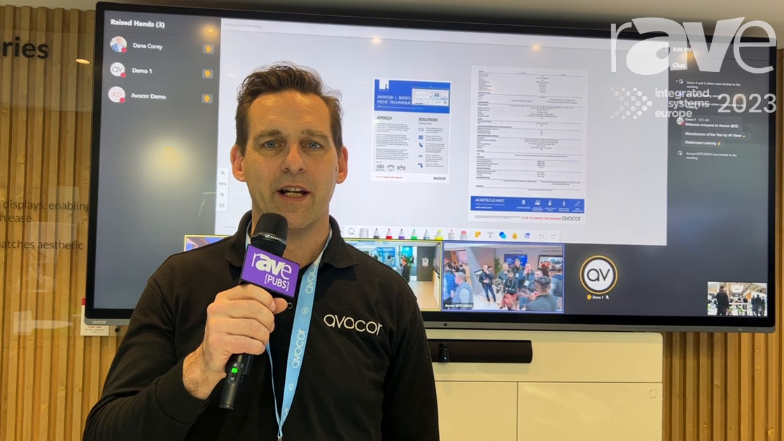 ISE 2023: Avocor Premieres Ultra-Wide-Format AVL-1050-D Non-Touch ...