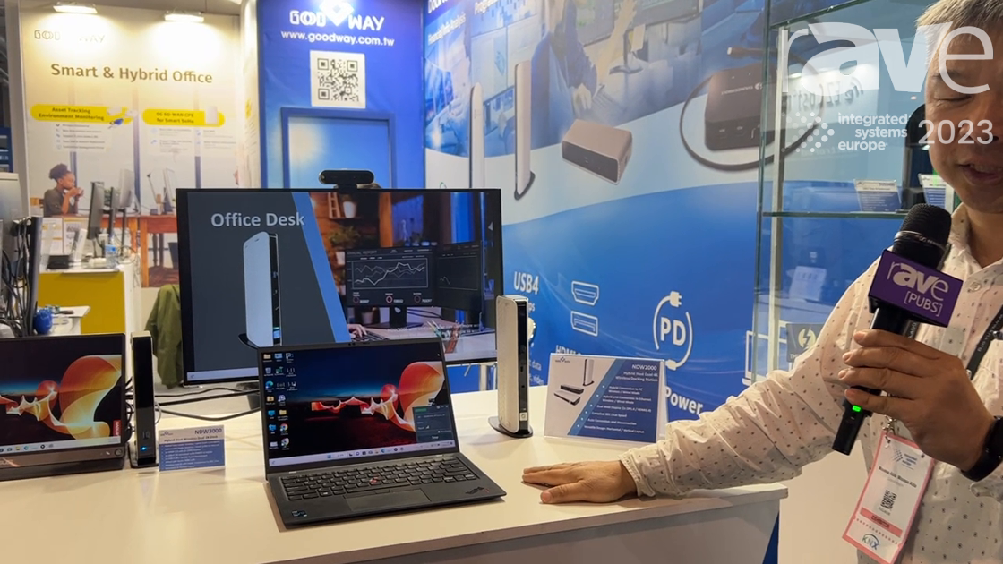 ISE 2023: Good Way Technology Exhibits NDW2000 Wireless Dual-Display ...