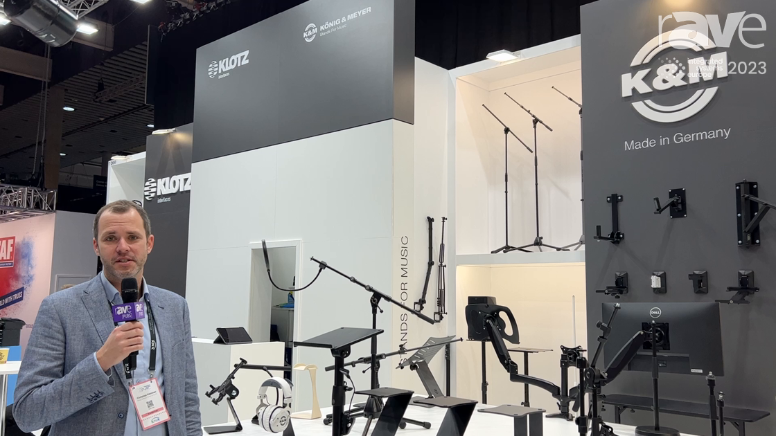 ISE 2023: König and Meyer Feature Studio Equipment and Monitor Stands ...