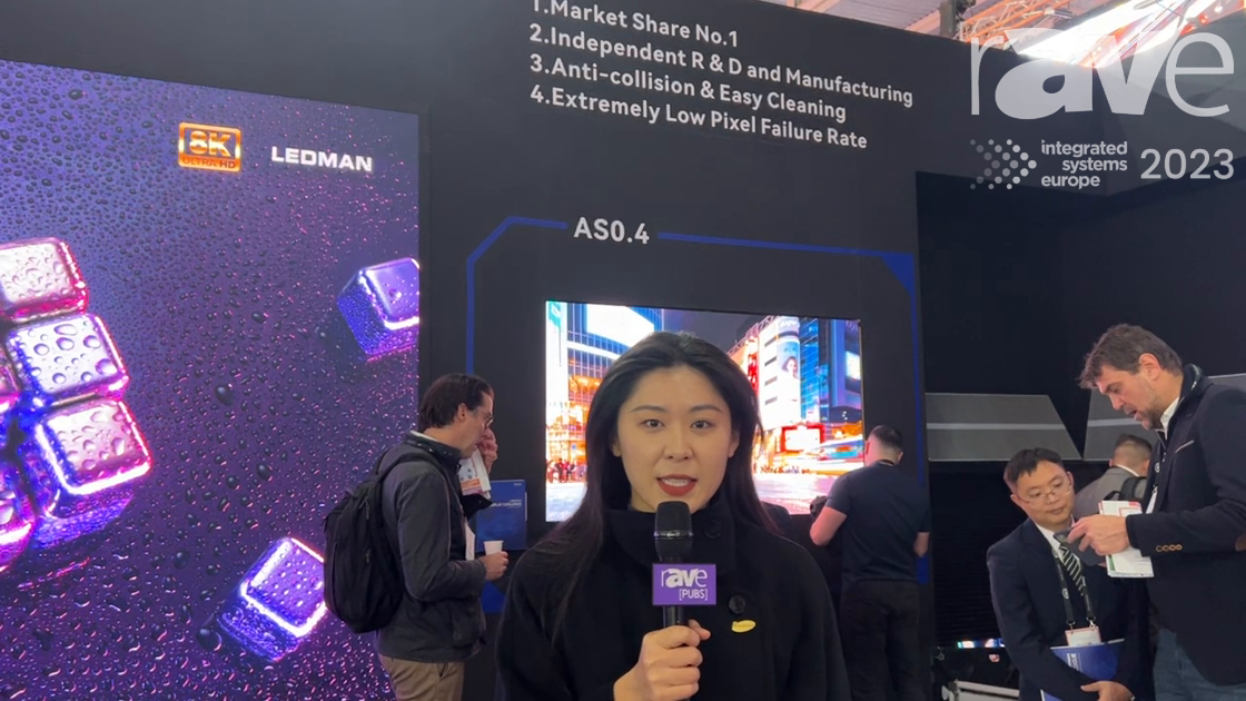 ISE 2023: Ledman Shows Off AS0.4 COB dvLED Display With 0.4mm Pixel Pitch for Home Theaters ...