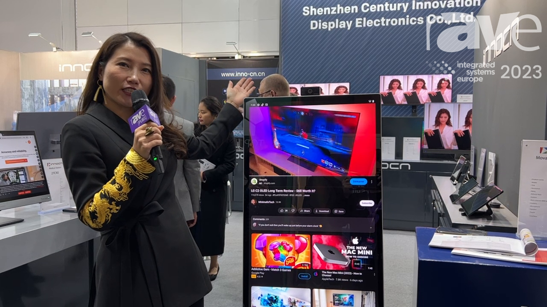 ISE 2023: INNOCN Introduces 32D4U, a 32-Inch 32″ Rotating 4K Display Mounted on Portable Stand ...