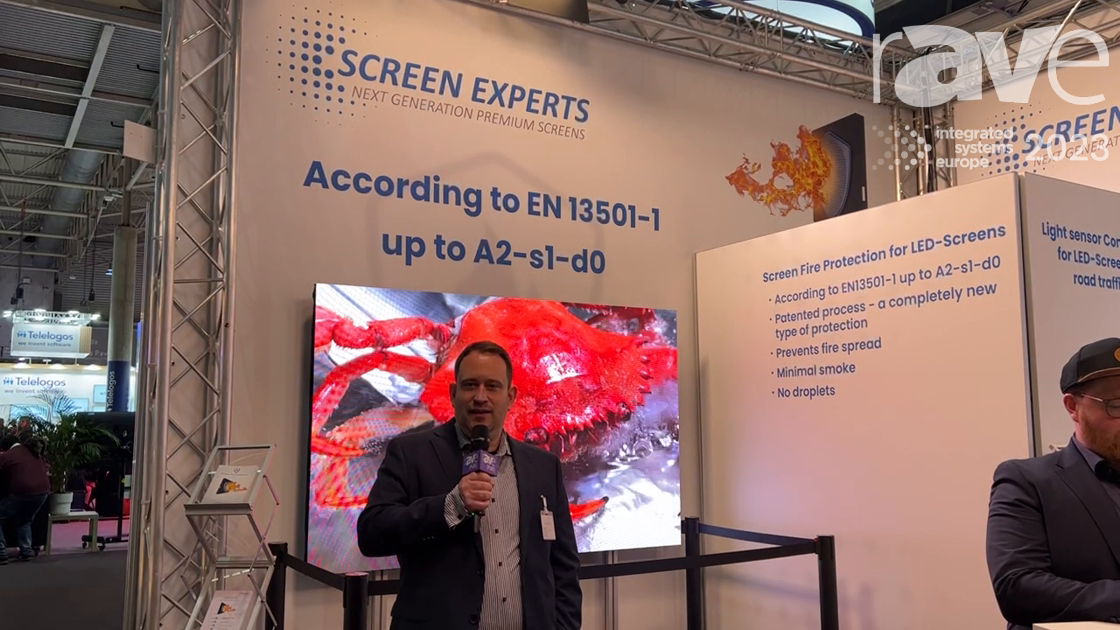 ISE 2023: Screen Experts Presents for 2.6mm dvLED Display With Screen ...