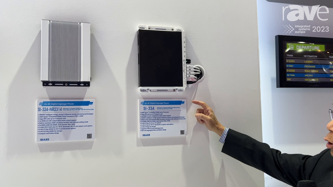 ISE 2023: IBASE Technology Features SI-334 Digital Signage Player With ...