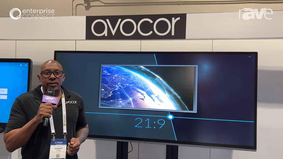 Enterprise Connect 23: Avocor Shows Off L-Series 105-inch 21:9 Aspect ...