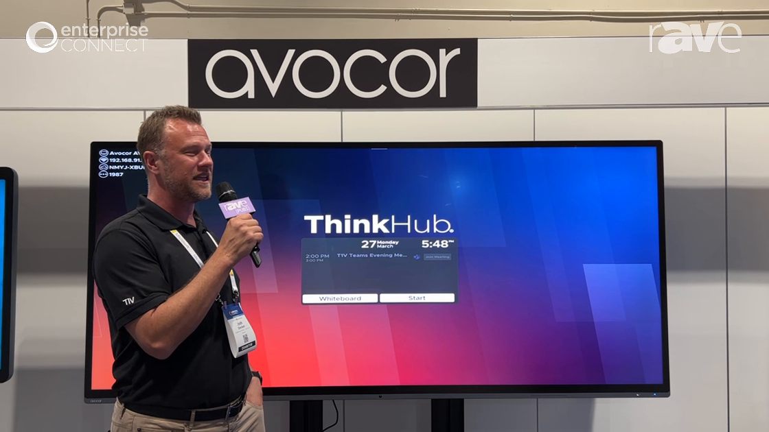 Enterprise Connect 23: T1V Demos ThinkHub Visual Collaboration Software with Interactive Canvas ...