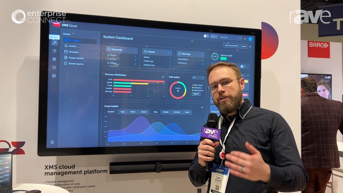 Enterprise Connect 23: Barco Exhibits XMS Cloud Management Platform for ClickShare – rAVe [PUBS]