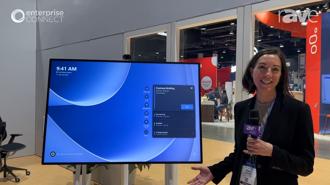 Enterprise Connect 23: Microsoft Features Surface Hub 2S Running Microsoft Teams Rooms on ...