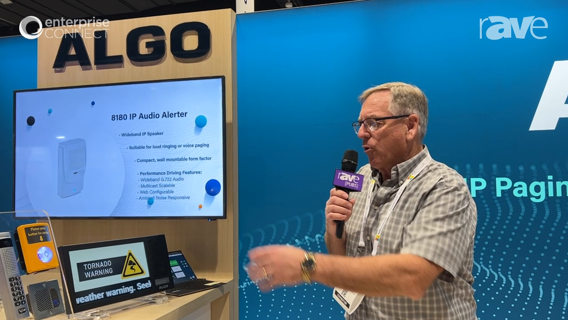 Enterprise Connect 23: Algo Highlights 8410 IP Display Speaker for ...