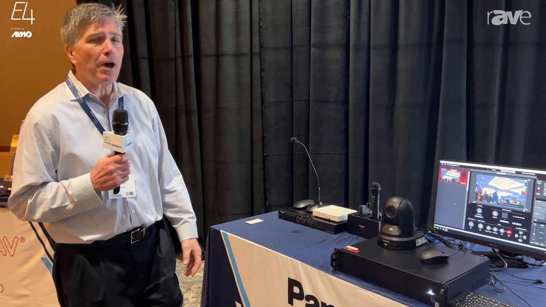 E4 Experience: Panasonic Shows AW-UE50 4K/30P Ultra Quiet PTZ Camera ...
