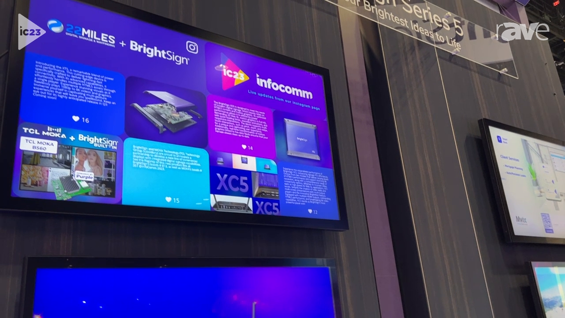InfoComm 2023: BrightSign Shows Off XT5 Line of Dual-Output Digital Signage Players With 8K ...