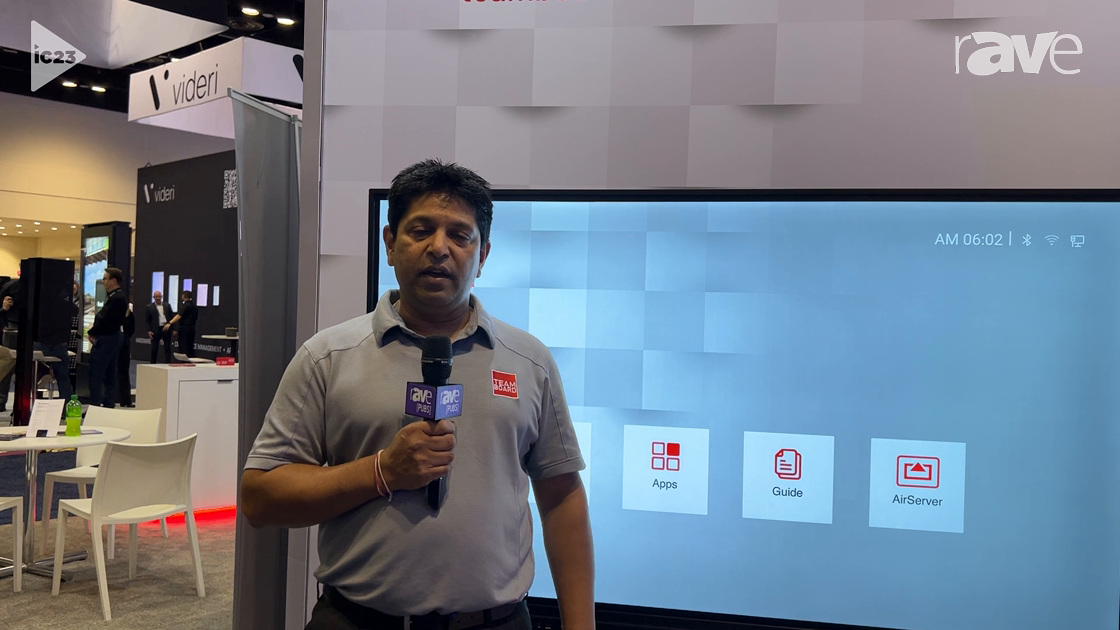 InfoComm 2023: TeamBoard Shows 75″ Android 11 Touchscreen With AirServer – rAVe [PUBS]