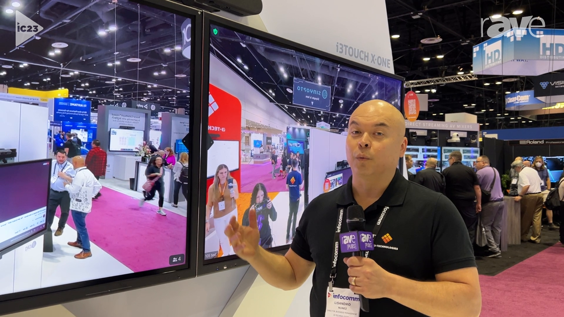 InfoComm 2023: i3-Technologies Demos Dual Display i3Touch X-One Interactive Display – rAVe [PUBS]