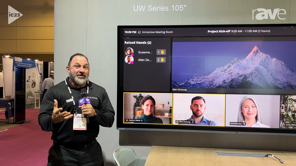 InfoComm 2023: MAXHUB Shows Off 21:9 Ultra-Wide Commercial 105-Inch Display for BYOD Solutions ...