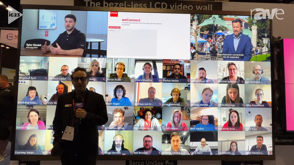 InfoComm 2023: Barco Demos weConnect Virtual Teaching and Training ...