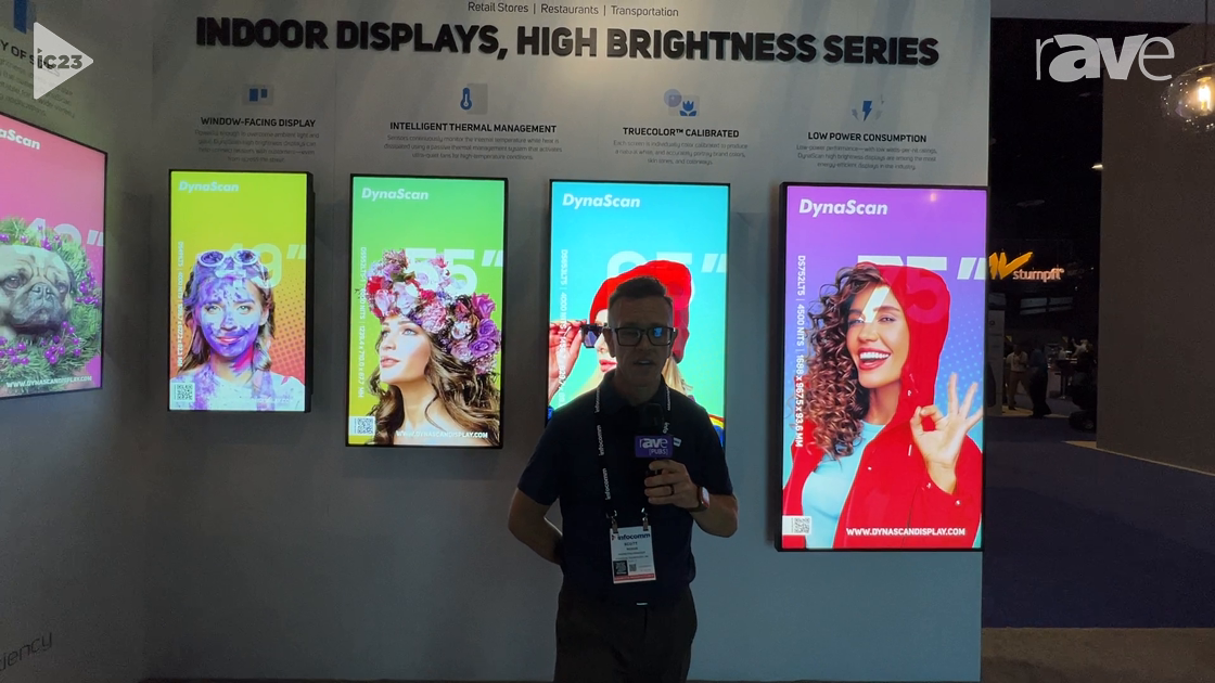 InfoComm 2023: DynaScan Demos DS Series Indoor High-Brightness LCD Panels – rAVe [PUBS]