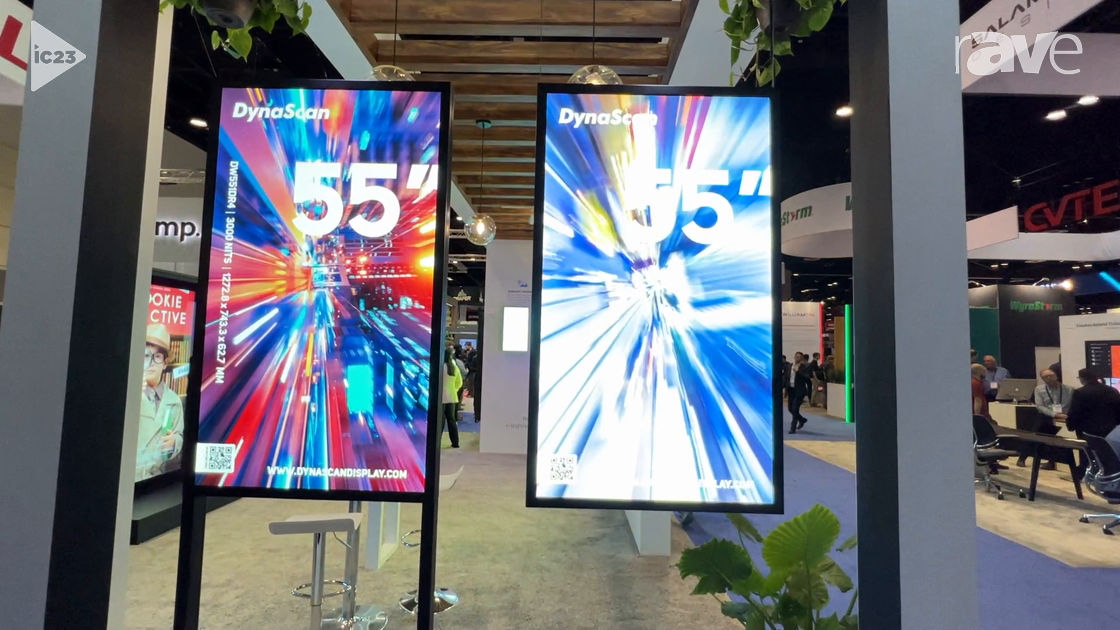 InfoComm 2023: DynaScan Intros DW551DR4 Dual-Sided, High-Brightness 55″ Displays for Retail ...
