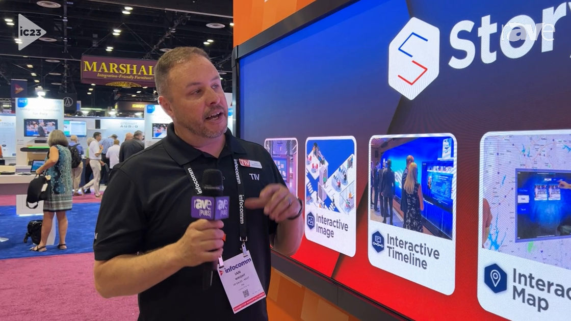 InfoComm 2023: T1V Demonstrates T1V Story Interactive Timeline, Product ...