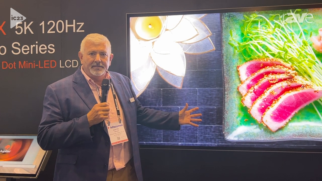 InfoComm 2023: Jupiter Shows Off 21:9 Pana X Pro 5K Series Quantum Dot ...