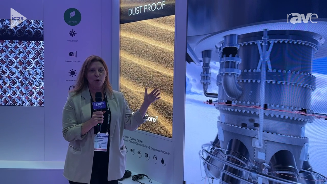 InfoComm 2023: SiliconCore Demos 1.2-mm Floor or Wall dvLED with Virtalis Active 3D Environment ...