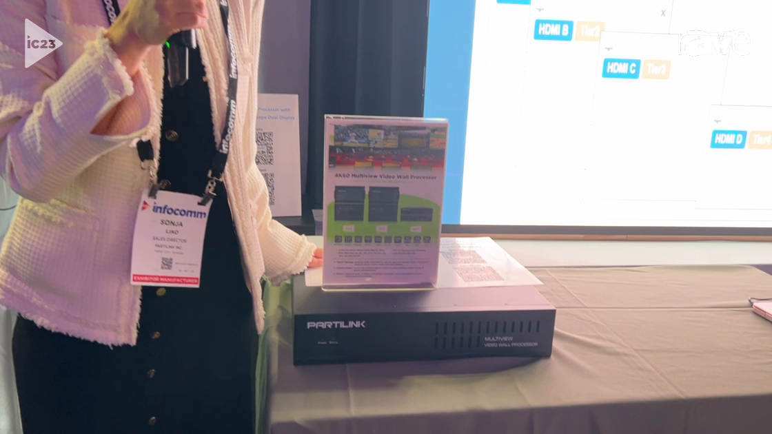 InfoComm 2023: Partilink Showcases 4K60 Multiview Video Wall Processor – rAVe [PUBS]