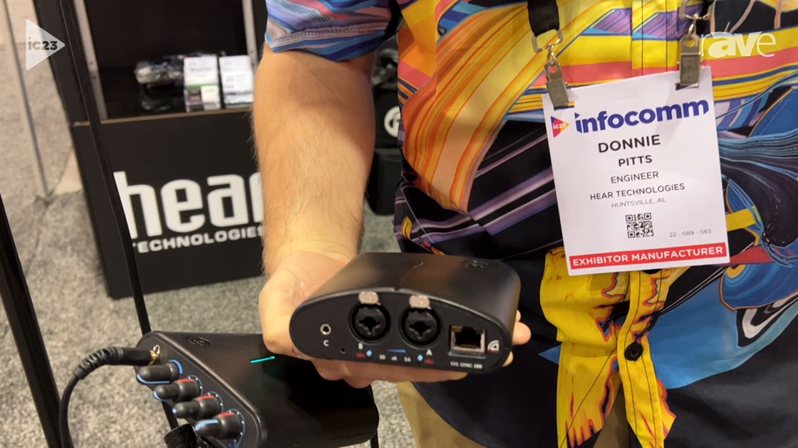InfoComm 2023: Hear Technologies Shows Switch Back M8RX Dante Matrix ...