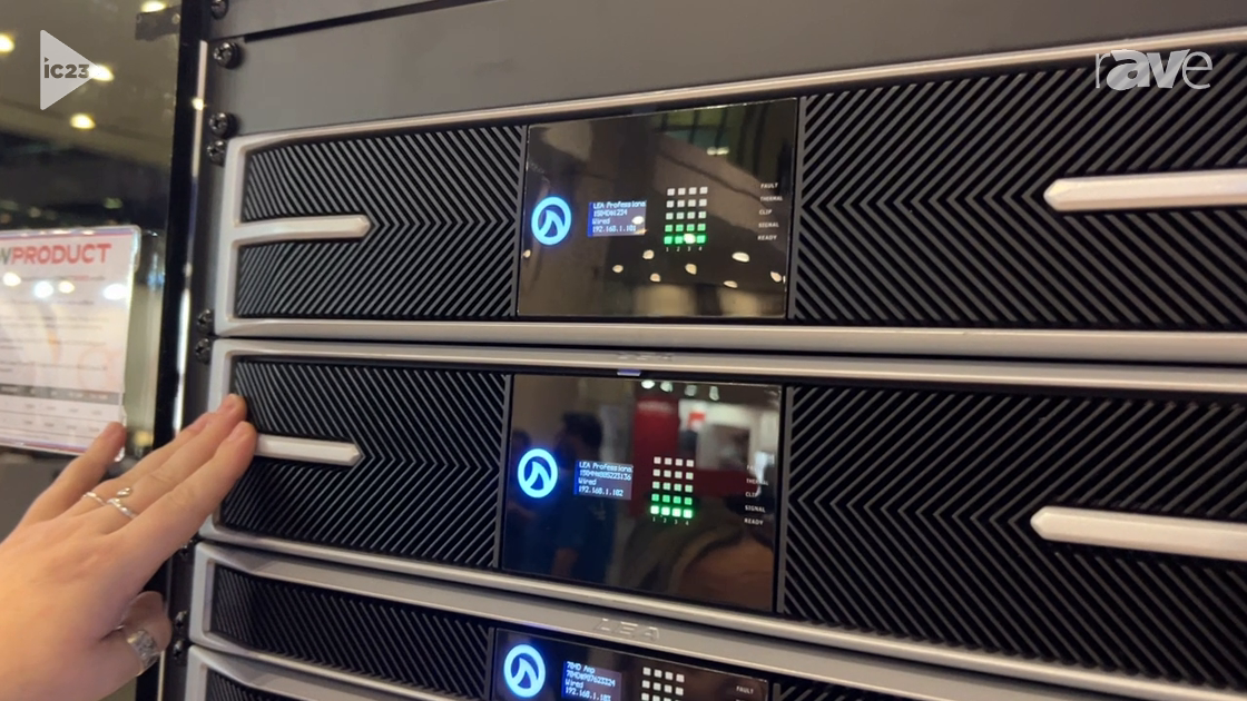 InfoComm 2023: LEA Professional Intros 1504 Connect Series 1500W 4-Channel Amplifier for ...
