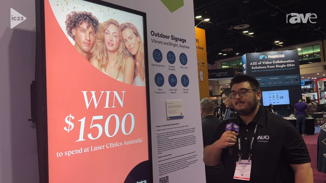 InfoComm 2023: AUO Display Plus Shows 3500-Nit 55″ IP65 and IK10 TARTAN ...