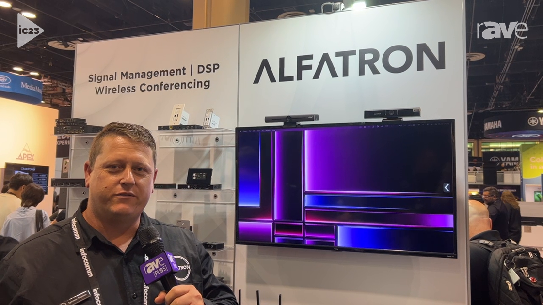 InfoComm 2023: Alfatron Electronics Demos UC1 Wireless Conferencing System – rAVe [PUBS]