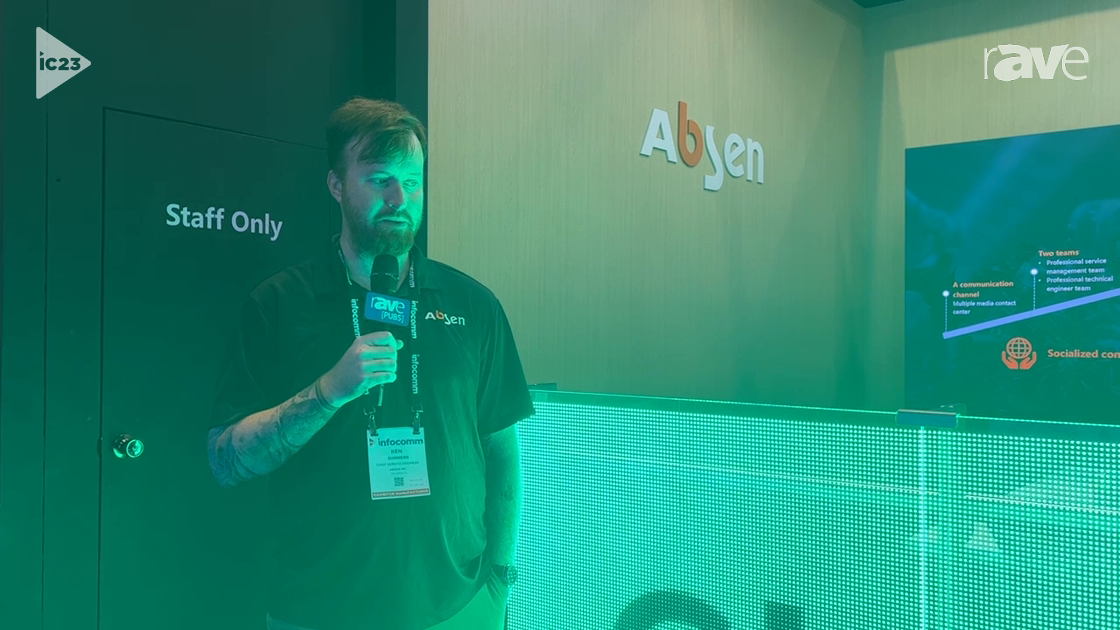 InfoComm 2023: Absen Showcases Nexnovo NB Series 8 Transparent Glass ...