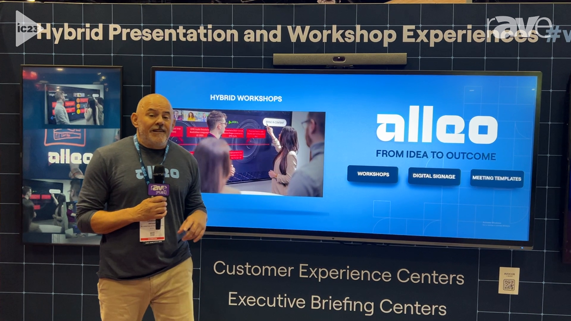 InfoComm 2023: Alleo Demos Interactive Digital Signage – rAVe [PUBS]