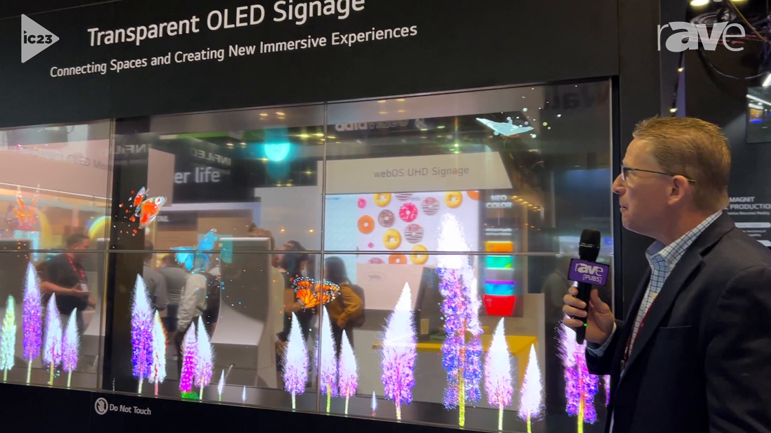 InfoComm 2023: LG Electronics Demos Transparent OLED Signage for Immersive Retail Experiences ...