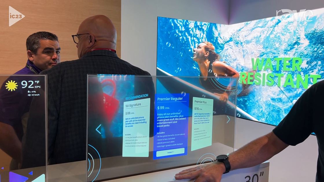 InfoComm 2023: LG Electronics Shows 30-Inch Touch Transparent OLED for ...