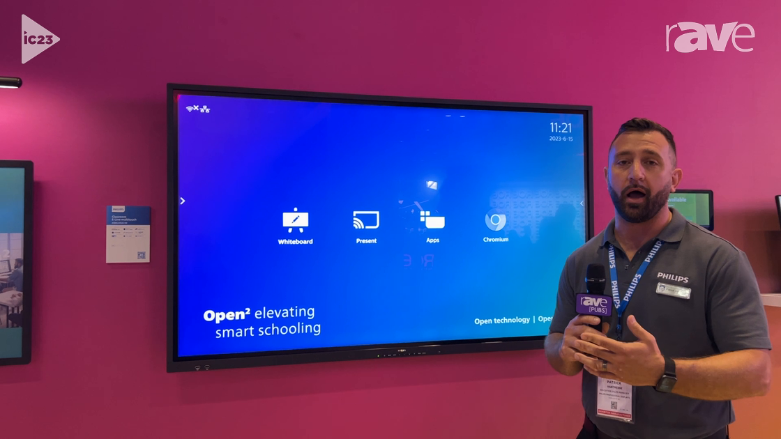 InfoComm 2023: PPDS Demos E-Line Interactive Display with Built-In Web ...