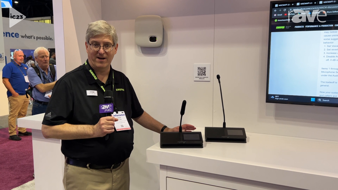 InfoComm 2023: Shure Highlights Microflex MXCW, a Complete Wireless ...