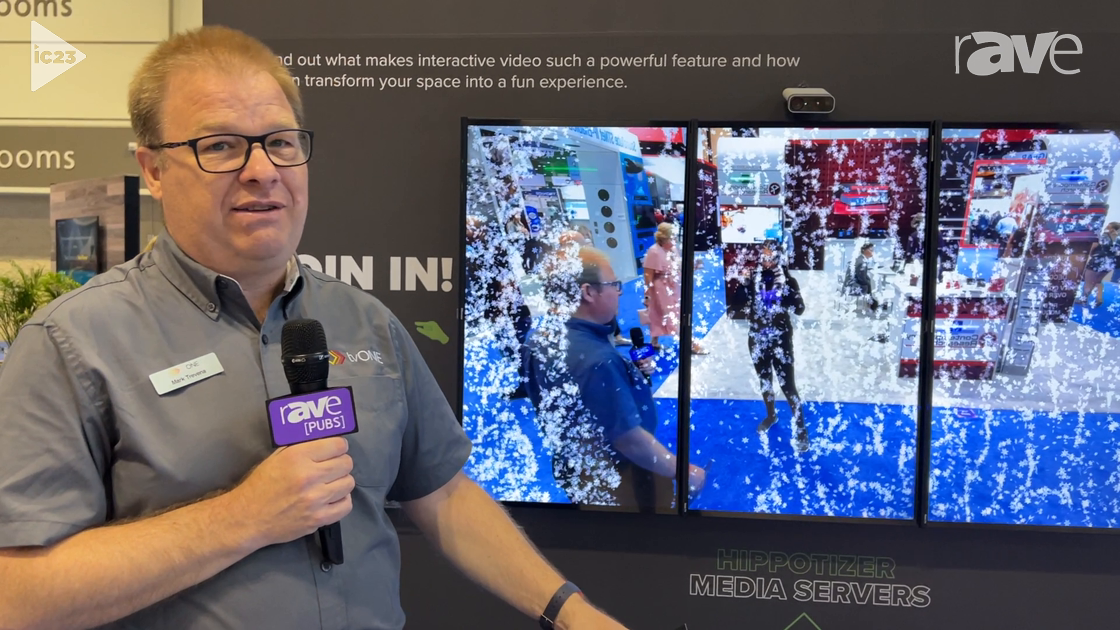 InfoComm 2023: tvONE Demos Interactive Application Using Green Hippo Hippotizer and ...