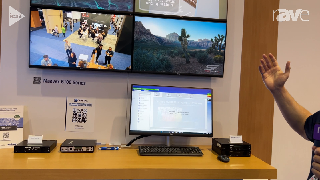 InfoComm 2023: Matrox Video Shows Maevex 6100 Series High Density 4K ...