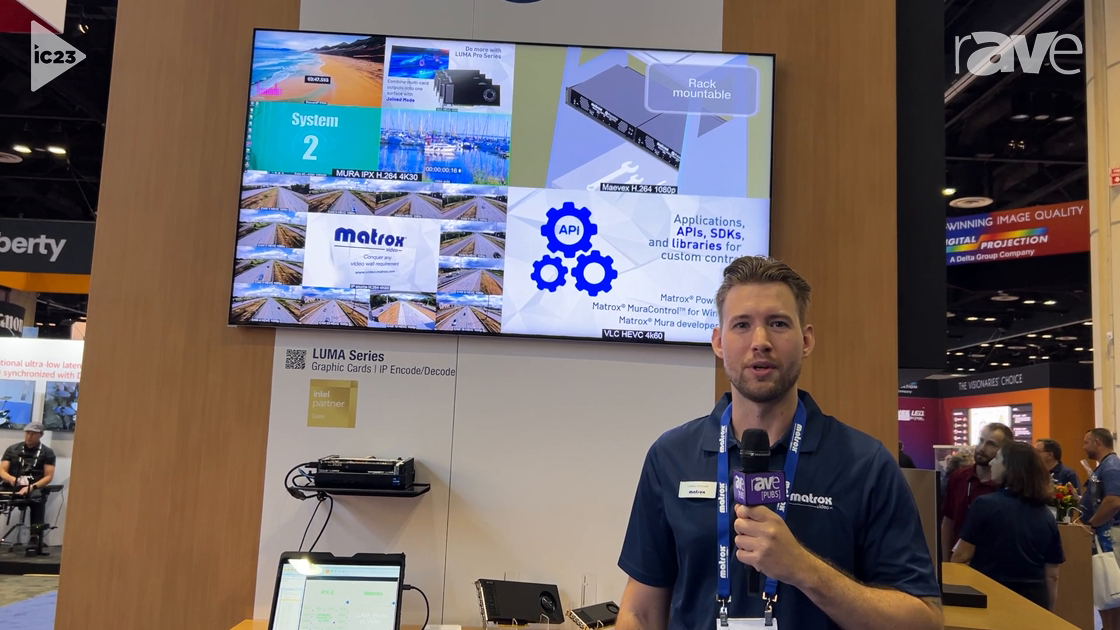 InfoComm 2023: Matrox Video Introduces LUMA Graphics Cards in Partnership with Intel – rAVe [PUBS]