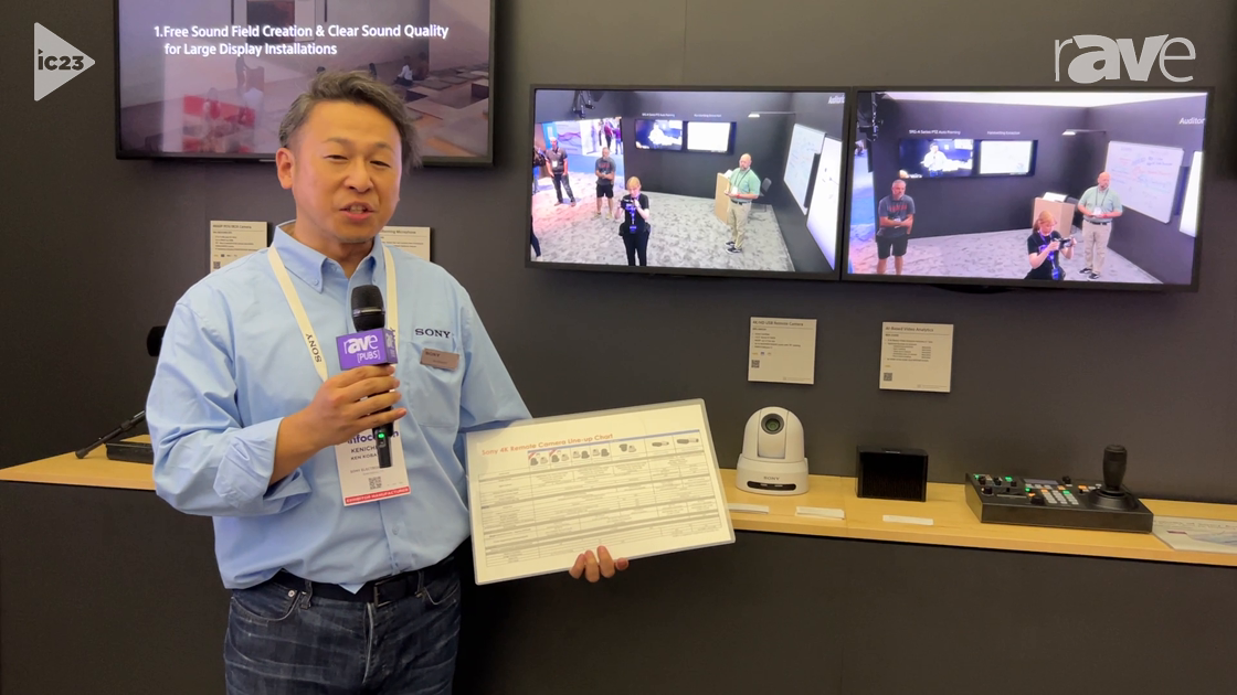 InfoComm 2023: Sony Showcases SRG-X40UH 4K PTZ Cameras – rAVe [PUBS]