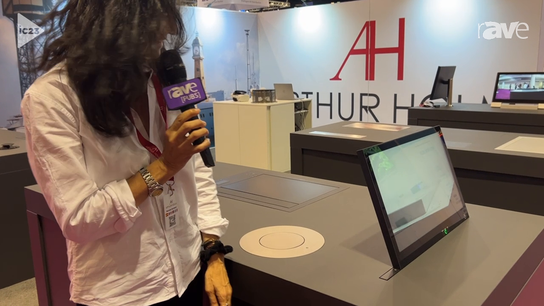 InfoComm 2023: Arthur Holm Showcases DynamicSpeaker Motorized Speaker for Table Integration ...