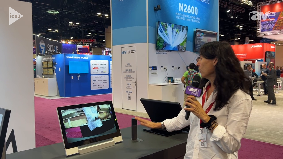 InfoComm 2023: Arthur Holm Shows DynamicMCS Retractable Microphone Camera Speaker All-In-One ...