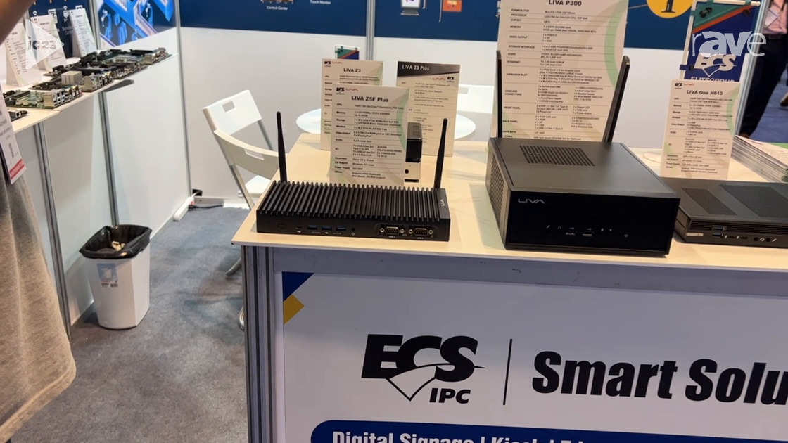 InfoComm 2023: ECS Elitegroup Features LIVA Z5F Plus Compact Industrial Computer – rAVe [PUBS]